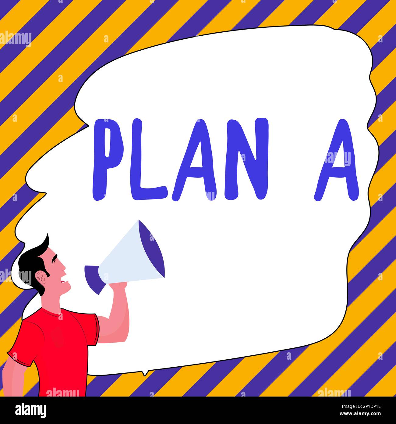 Handwriting text Plan A. Internet Concept ones original plan or ...