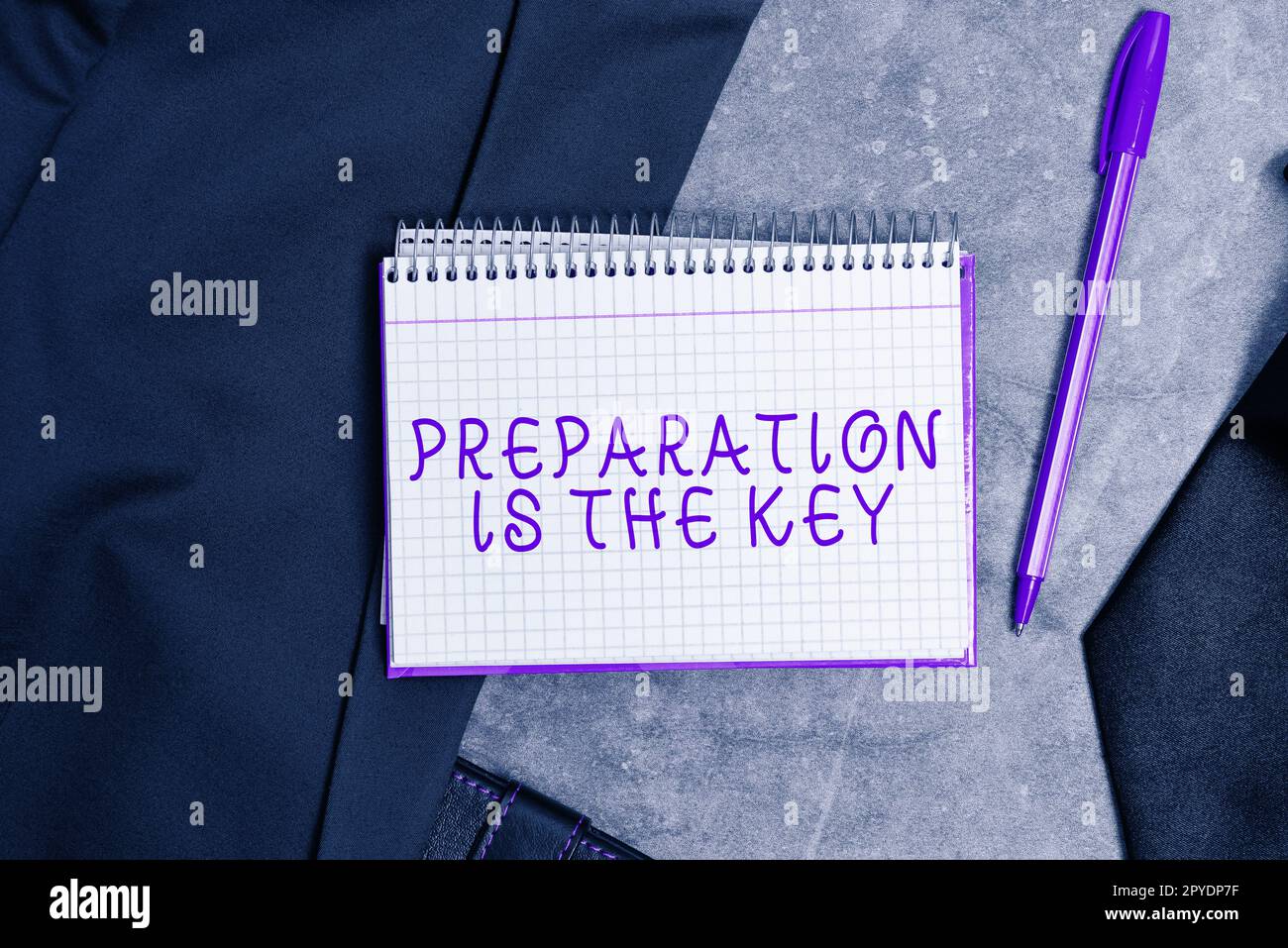 Writing displaying text Preparation Is The Key. Business concept action ...
