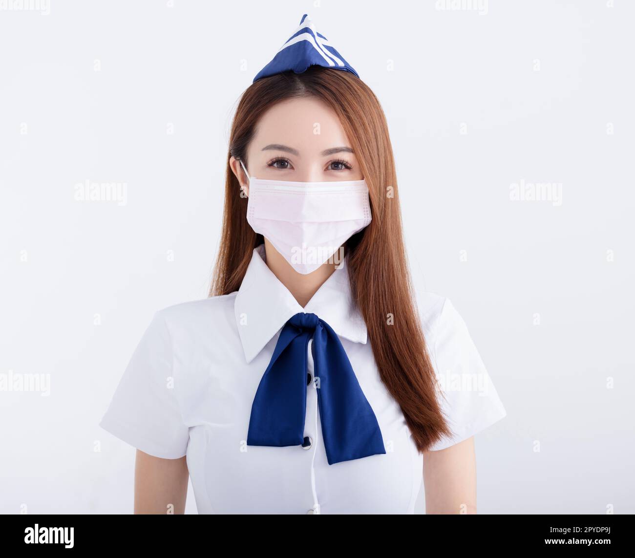 Hostess in uniform hi-res stock photography and images - Alamy
