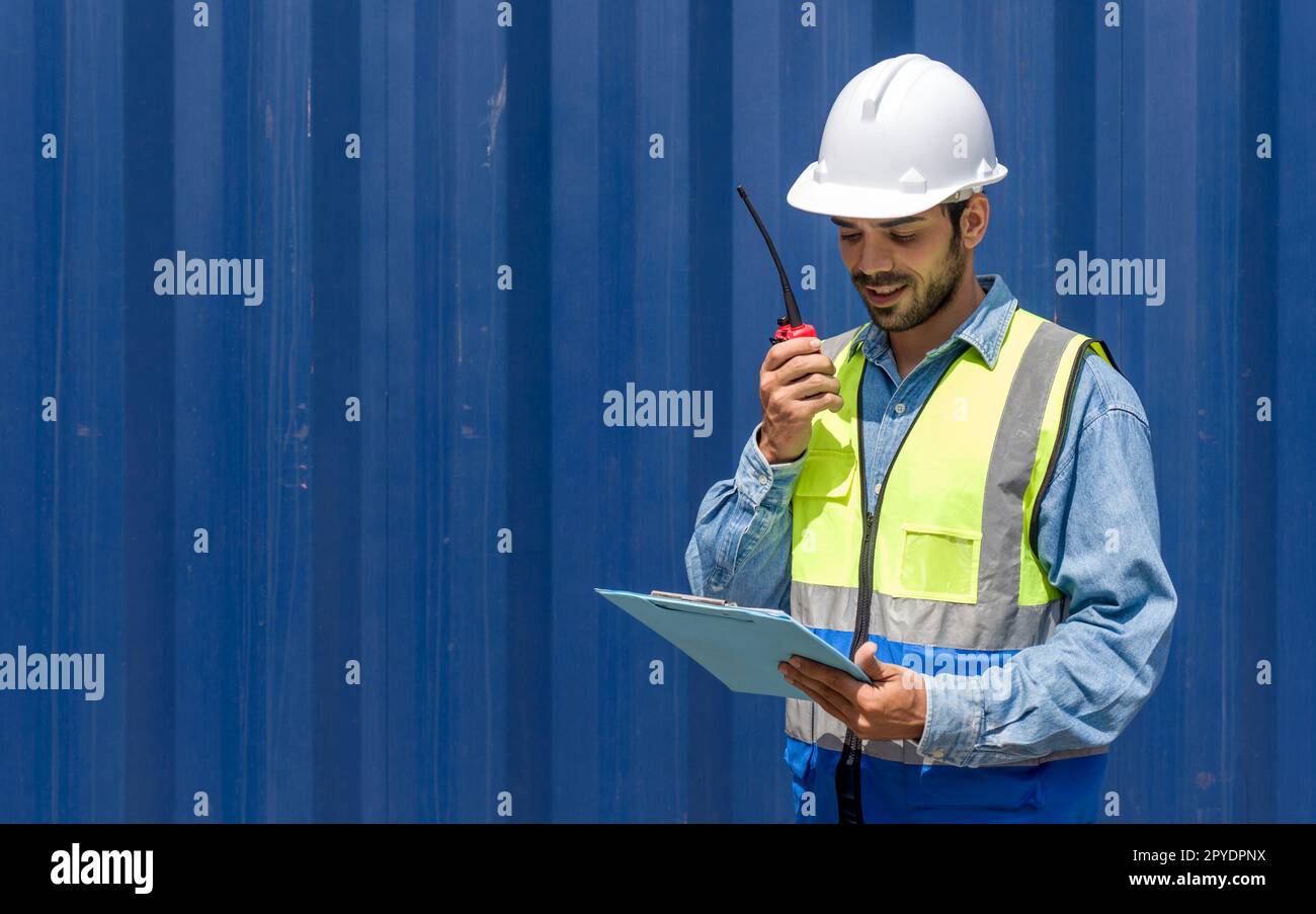 Container dock background hi-res stock photography and images - Alamy