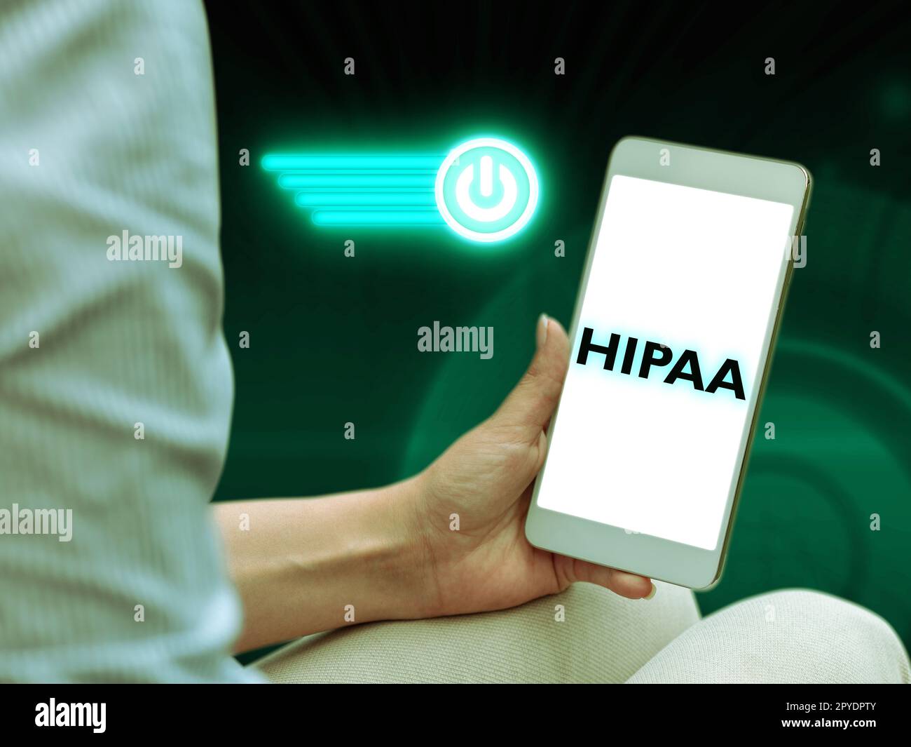 Conceptual caption Hipaa. Business showcase Acronym stands for Health ...