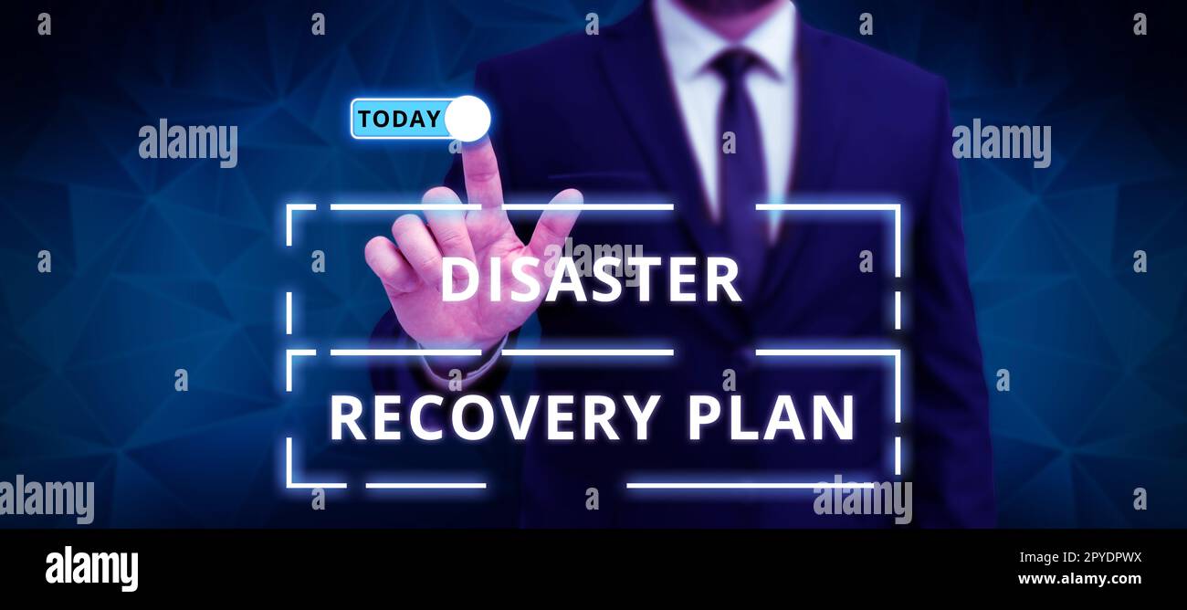 Inspiration showing sign Disaster Recovery Plan. Business overview ...