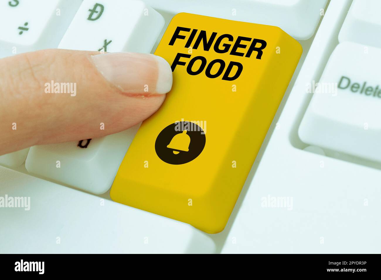 Conceptual display Finger Food. Business showcase products and ...