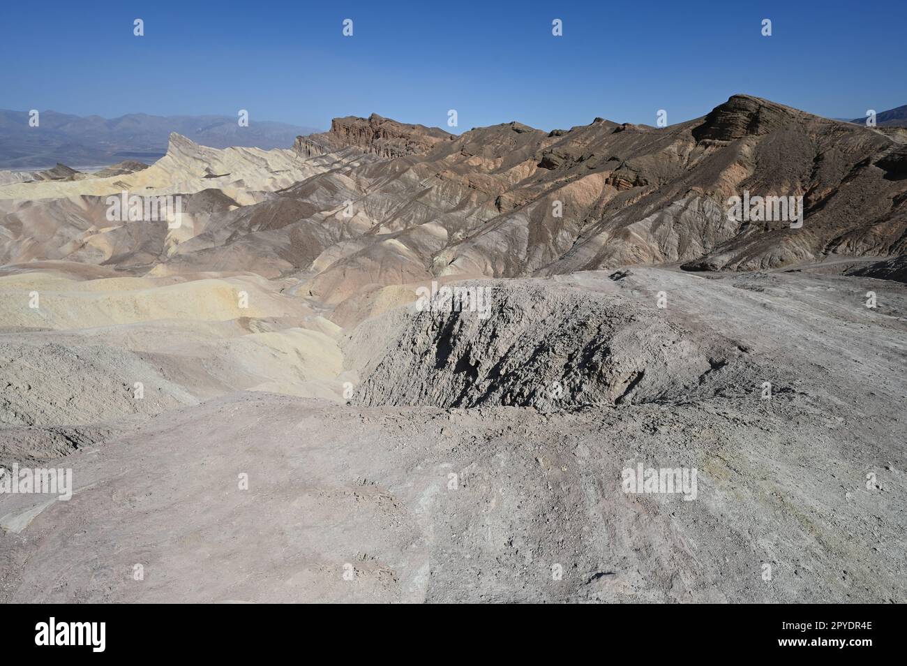Zabriskie Point is a part of the Amargosa Range located east of Death ...