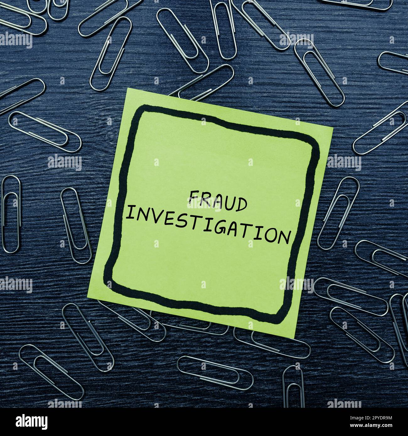 Hand writing sign Fraud Investigation. Business approach process of ...