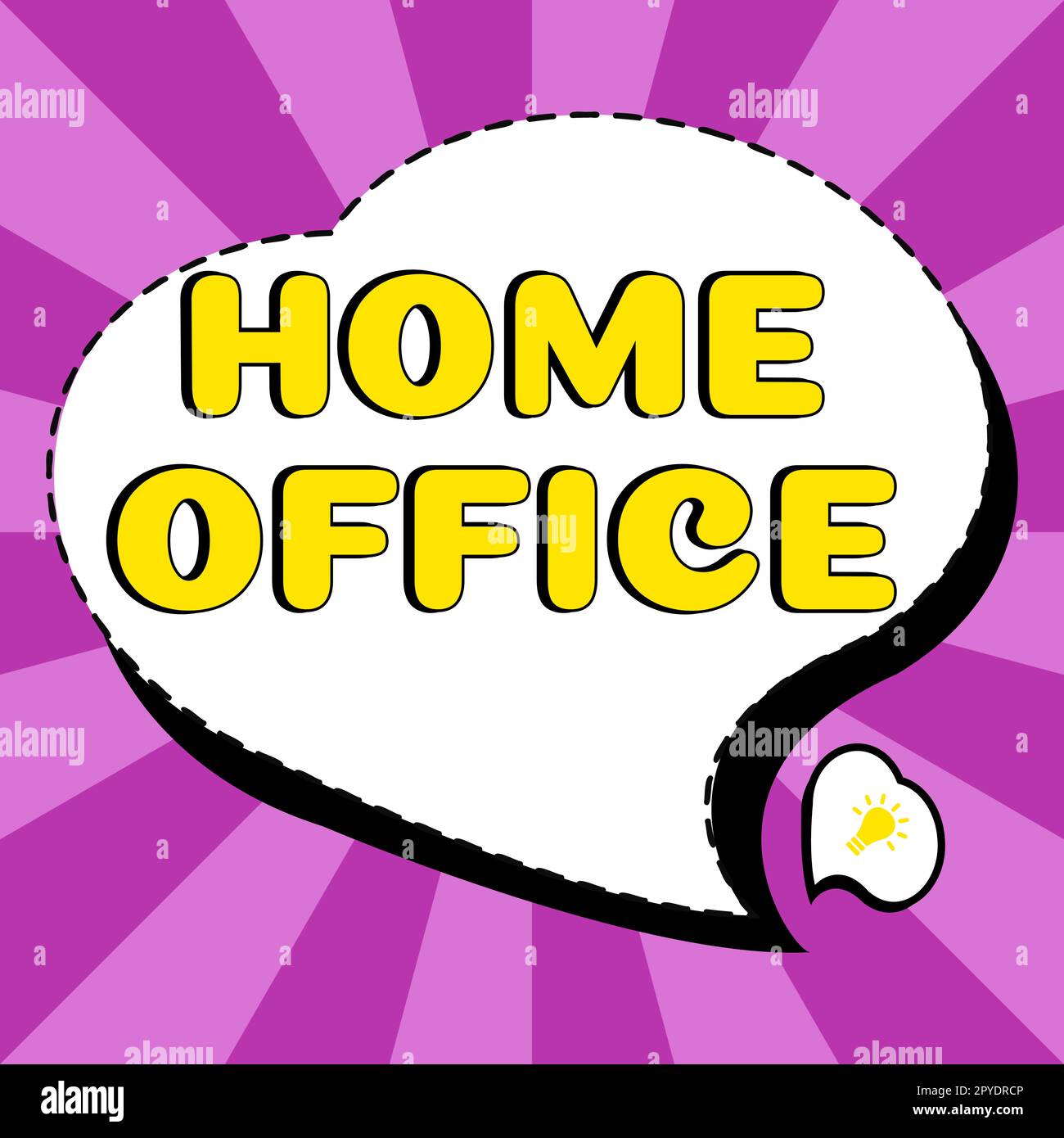 Hand writing sign Home Office. Business concept space designated in a ...