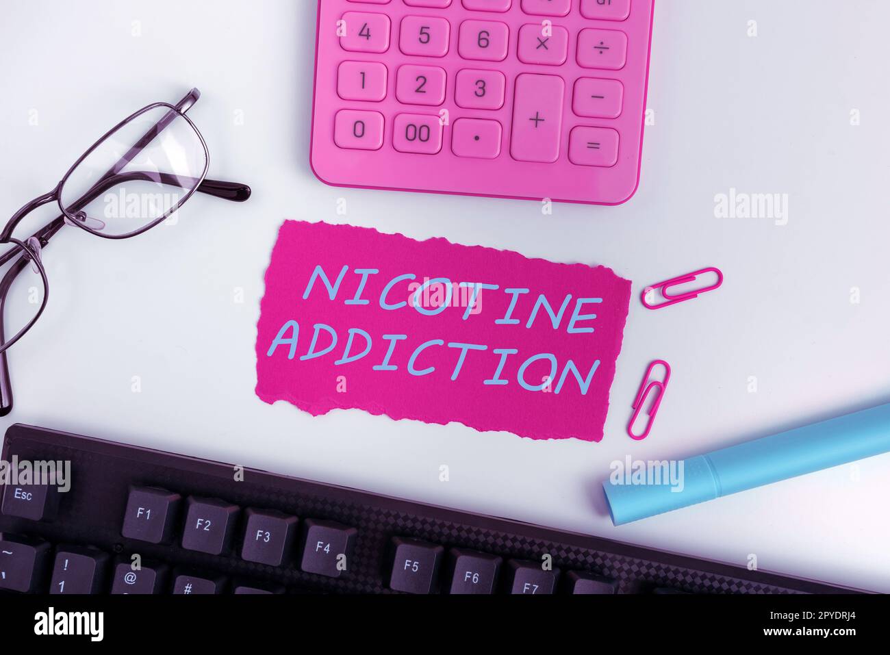 Conceptual display Nicotine Addiction. Conceptual photo condition of ...