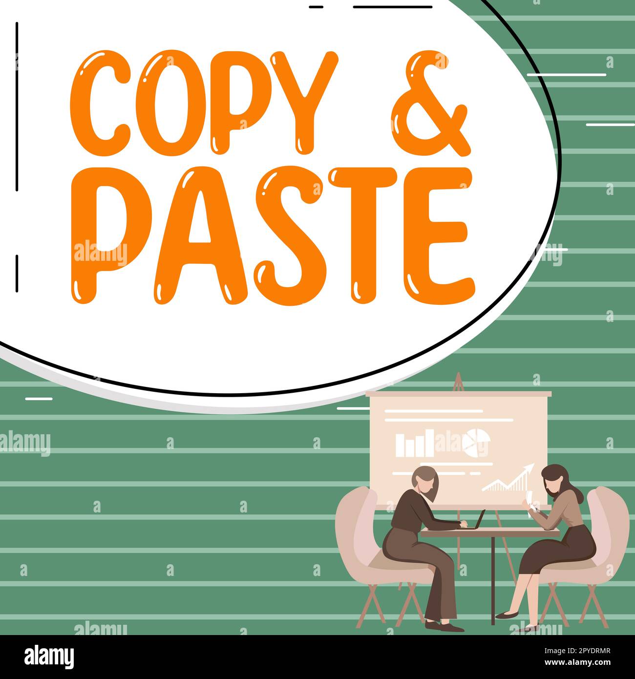 Sign displaying Copy Paste. Concept meaning an imitation, transcript ...