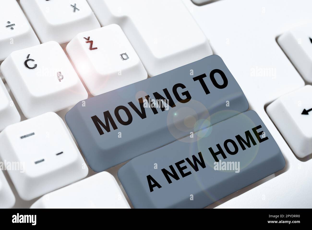 Hand writing sign Moving To A New Home. Concept meaning help moves the ...