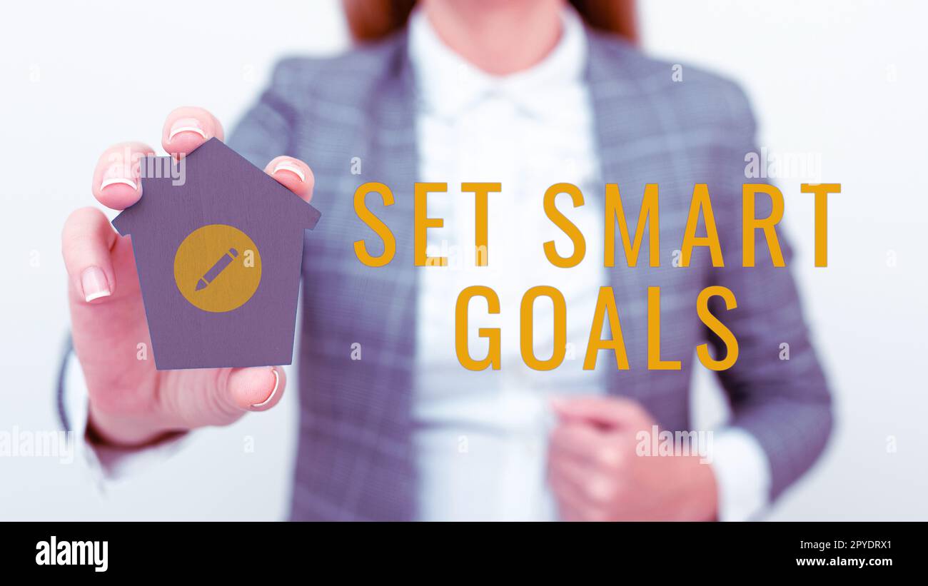 Writing displaying text Set Smart Goals. Word Written on Establish ... Writing displaying text Set Smart Goals. Word Written on Establish ...