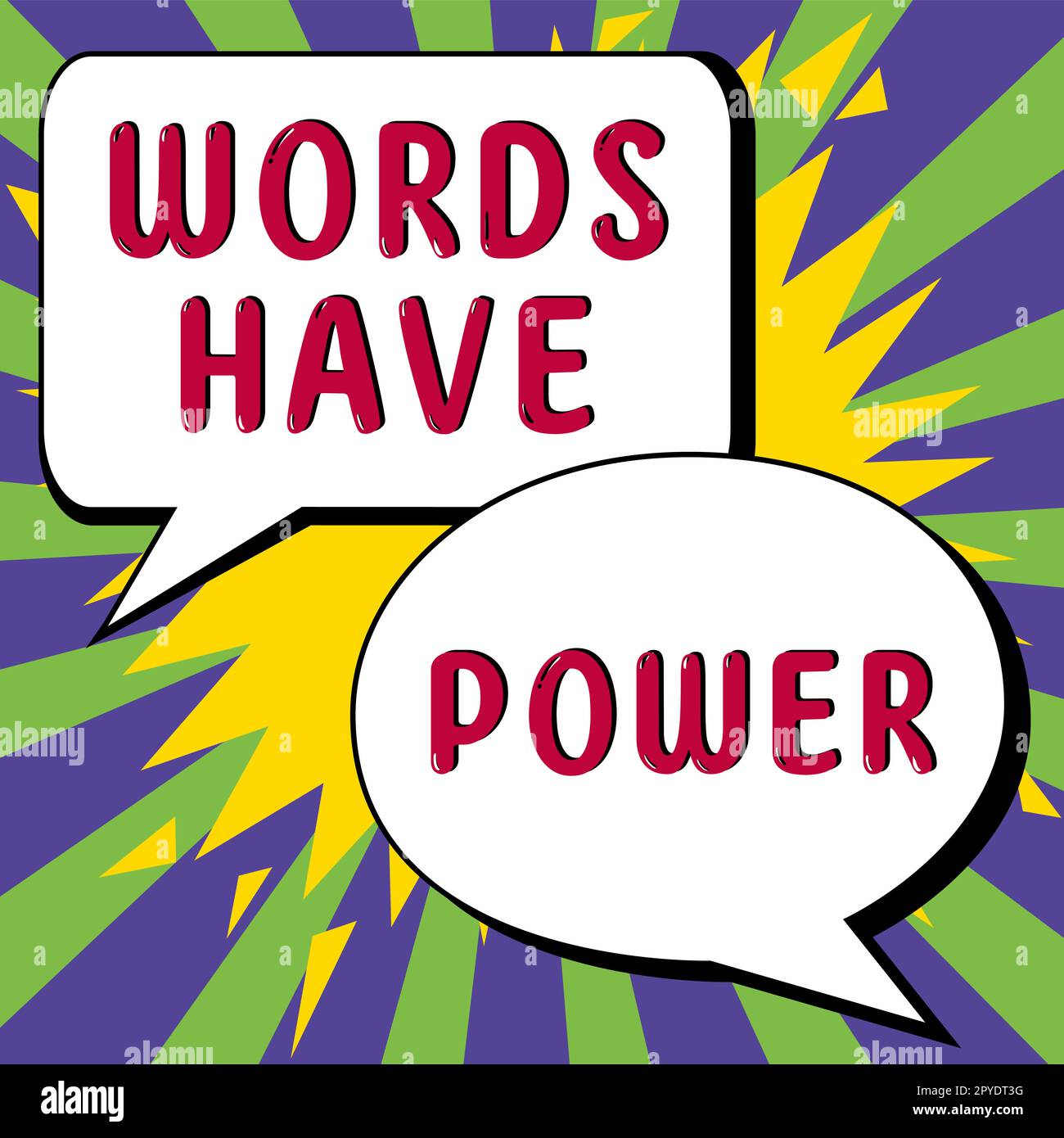 Inspiration showing sign Words Have Power. Business overview Energy ...