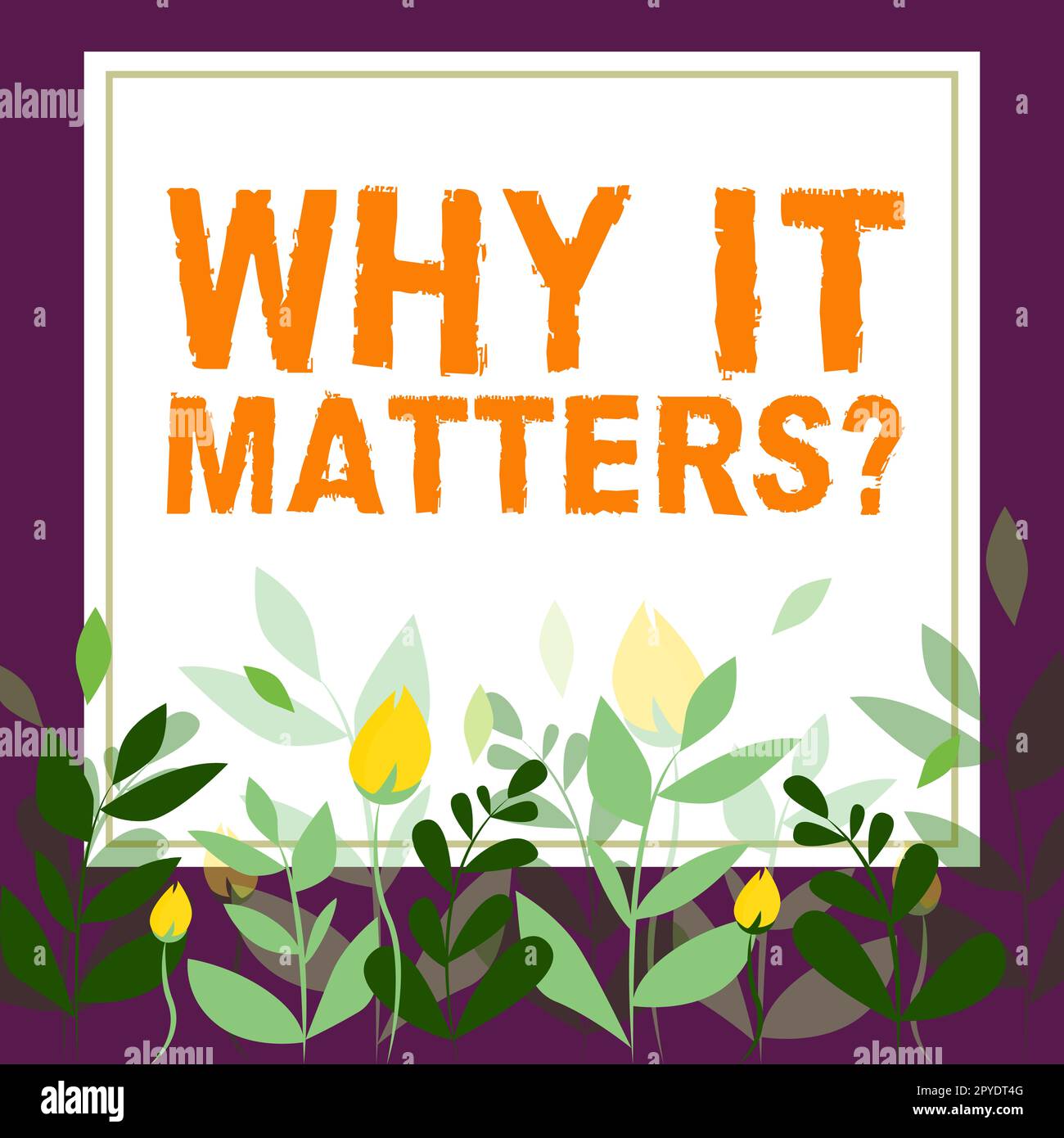 Sign displaying Why It Matters. Business idea Important Reasons to do ...