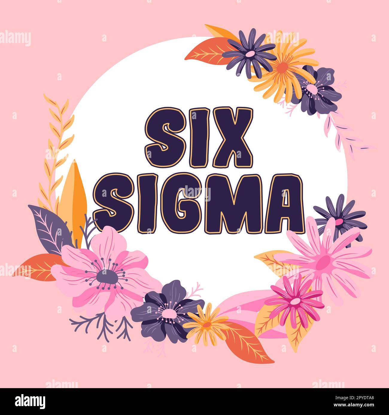 Text sign showing Six Sigma. Word for management techniques to improve ...