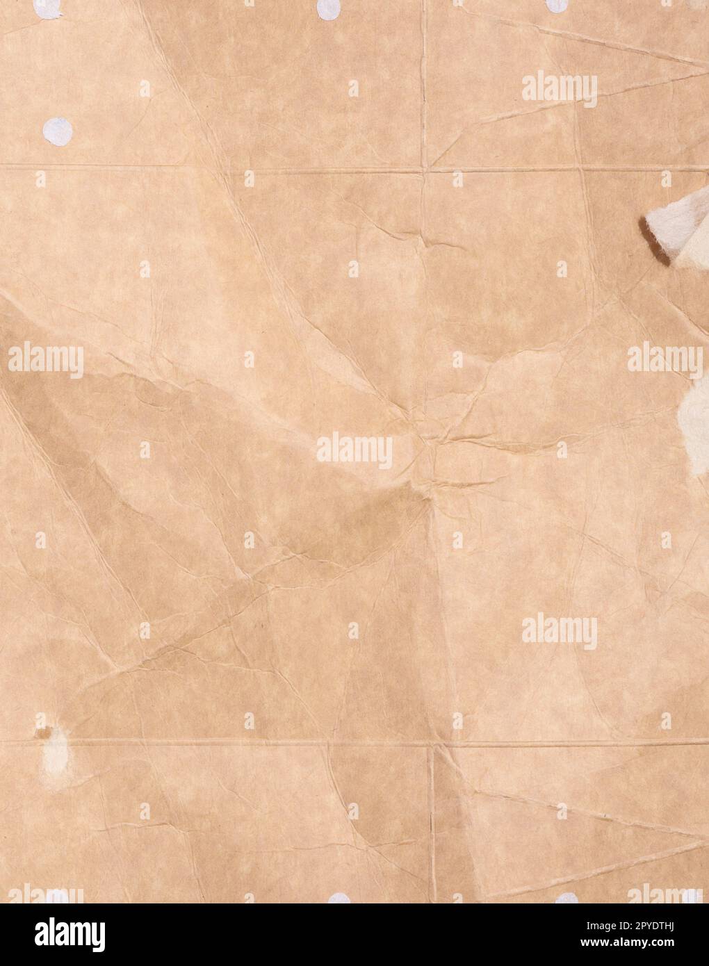 Brown crumpled wrinkled paper sheet hi-res stock photography and images ...