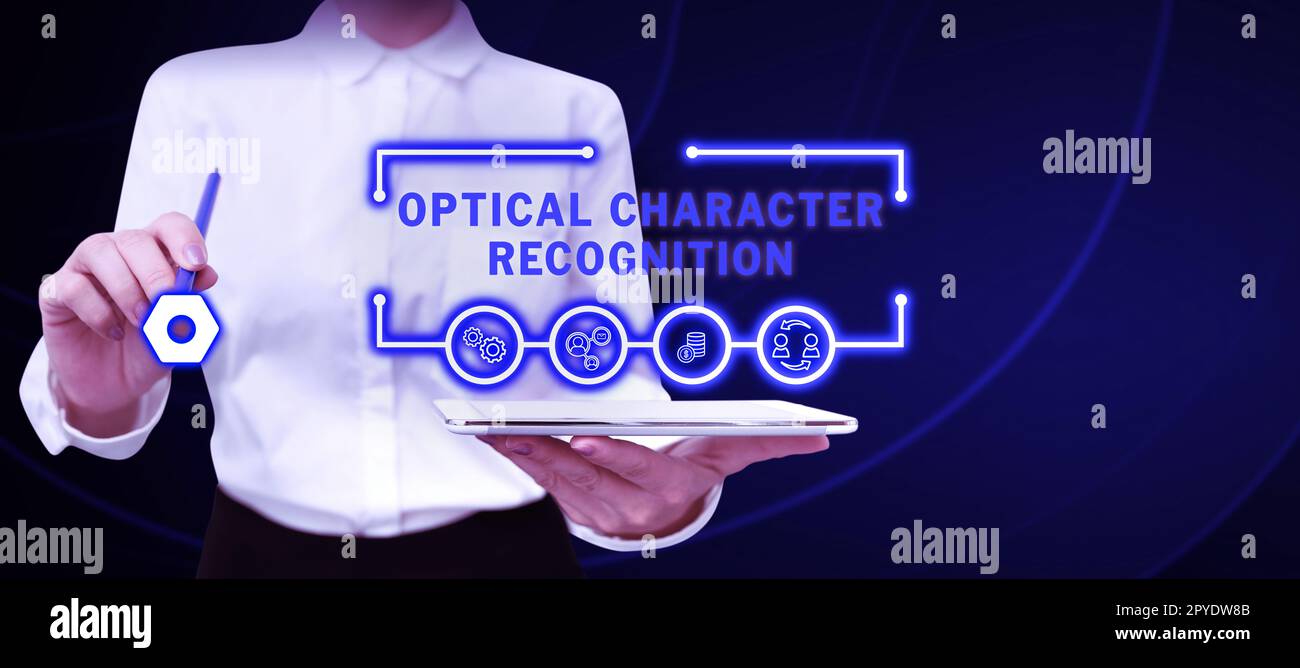 Text sign showing Optical Character Recognition. Business showcase the ...