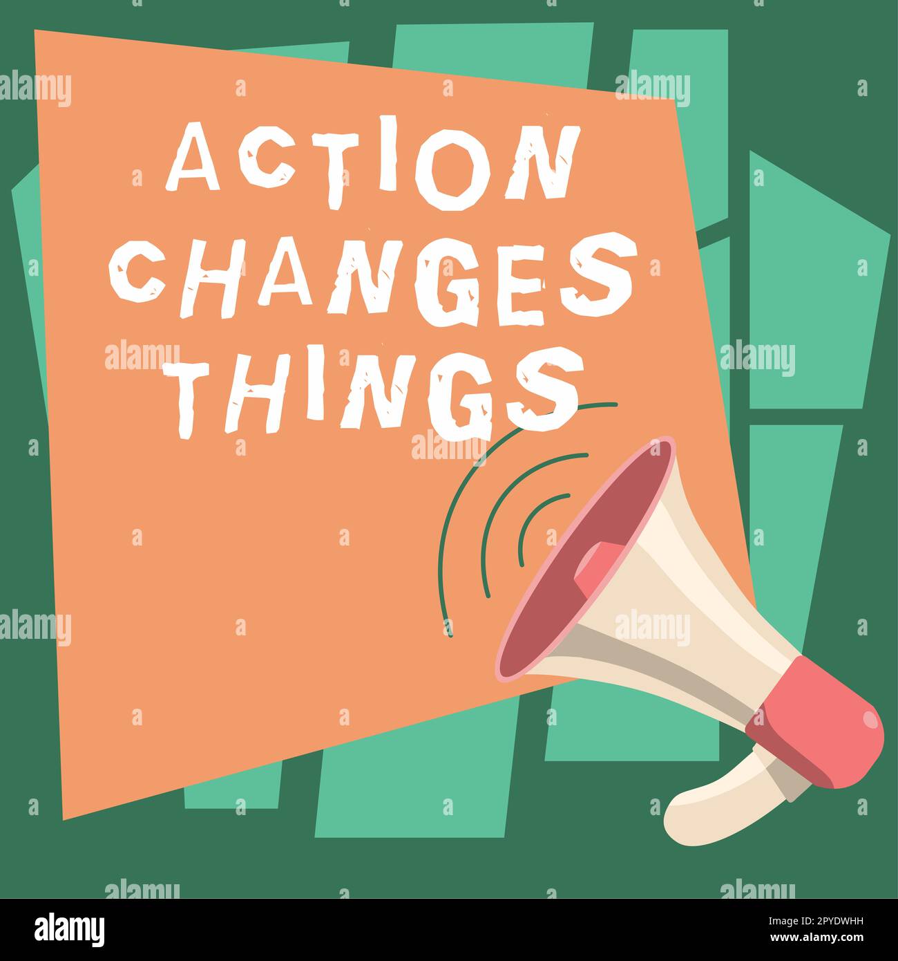 Conceptual caption Action Changes Things. Word for doing something will ...