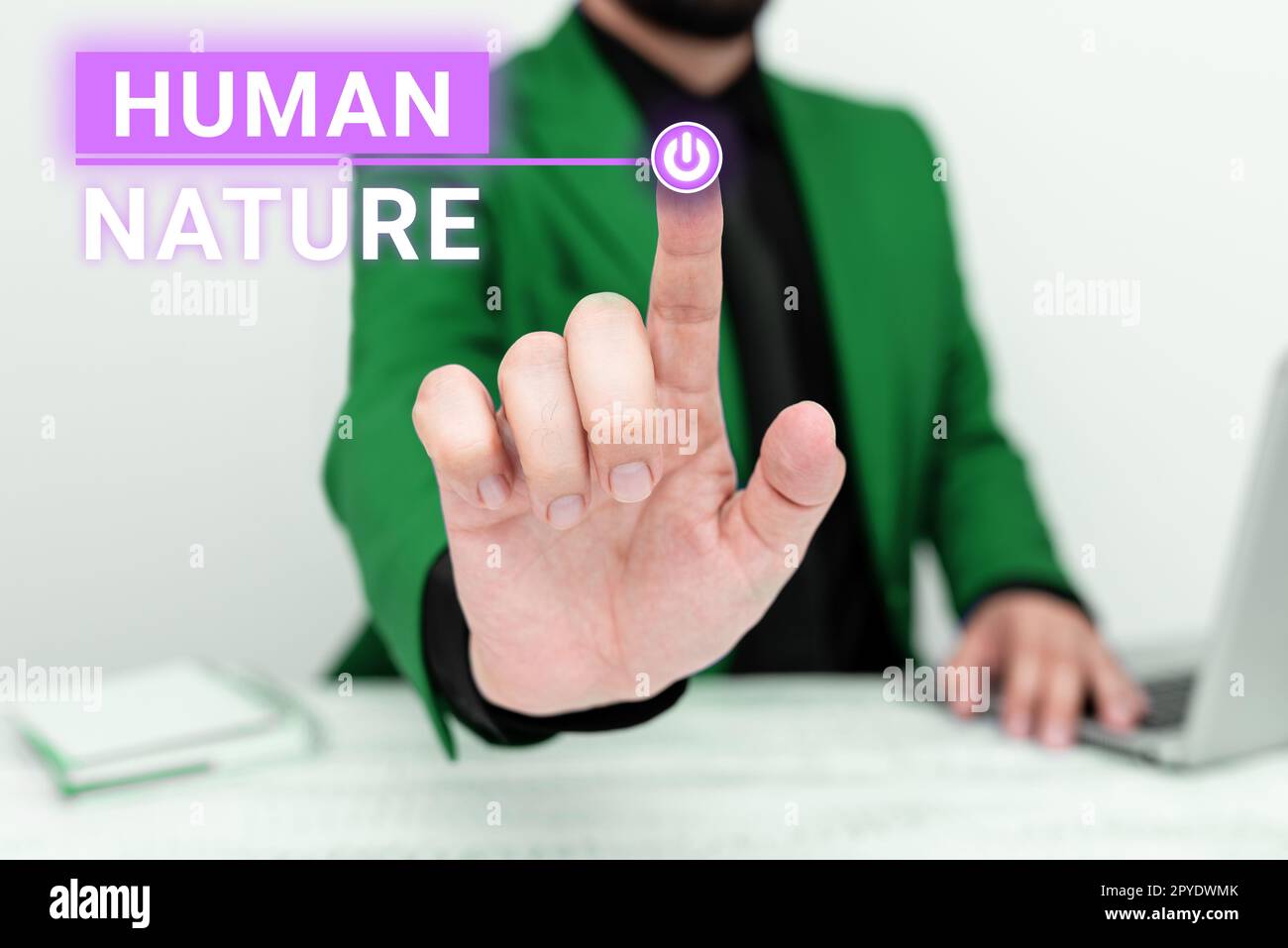 Conceptual display Human Nature. Conceptual photo psychological ...