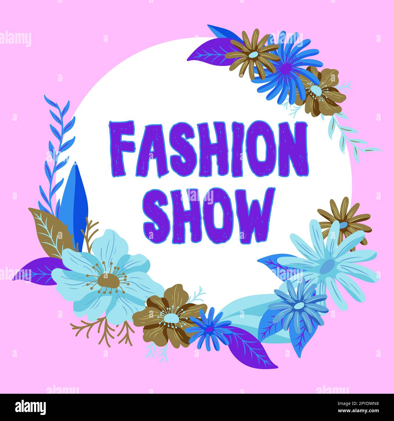 Inspiration showing sign Fashion Show. Business showcase exibition that ...