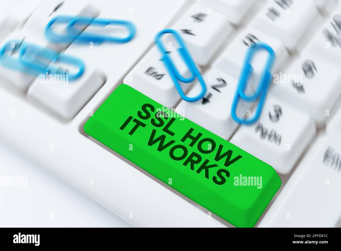 Conceptual caption Ssl How It Works. Internet Concept session key is ...