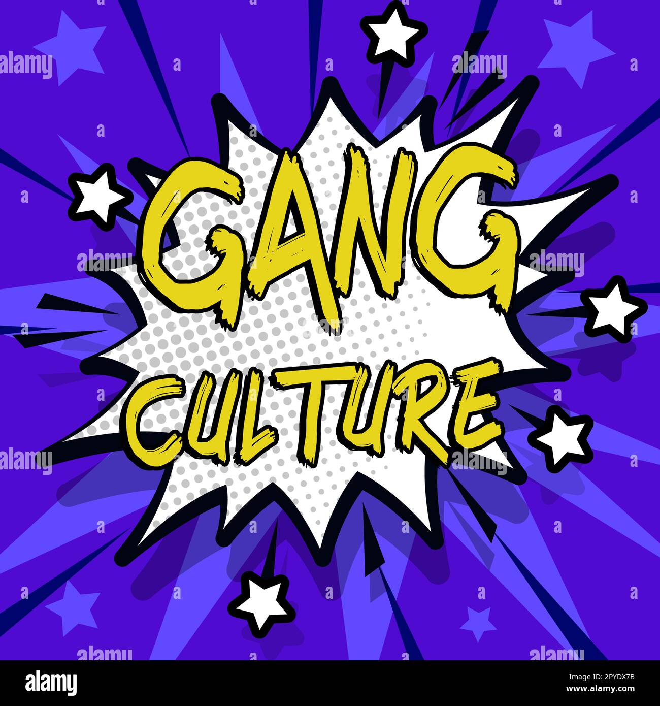 Text sign showing Gang Culture. Word for particular organization of ...