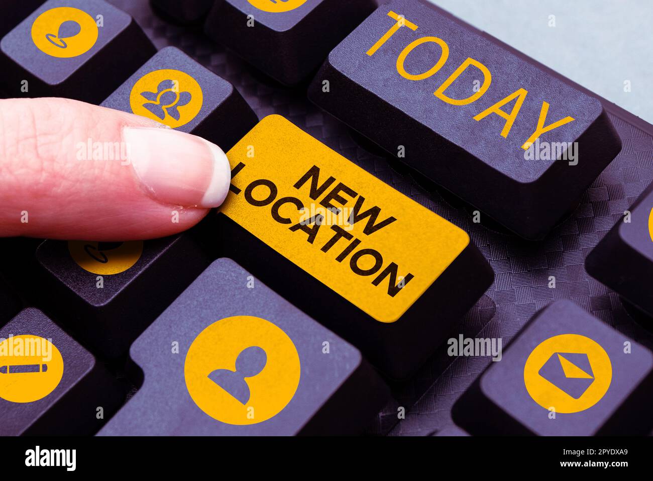 Sign displaying New Location. Business overview Get located on a new ...