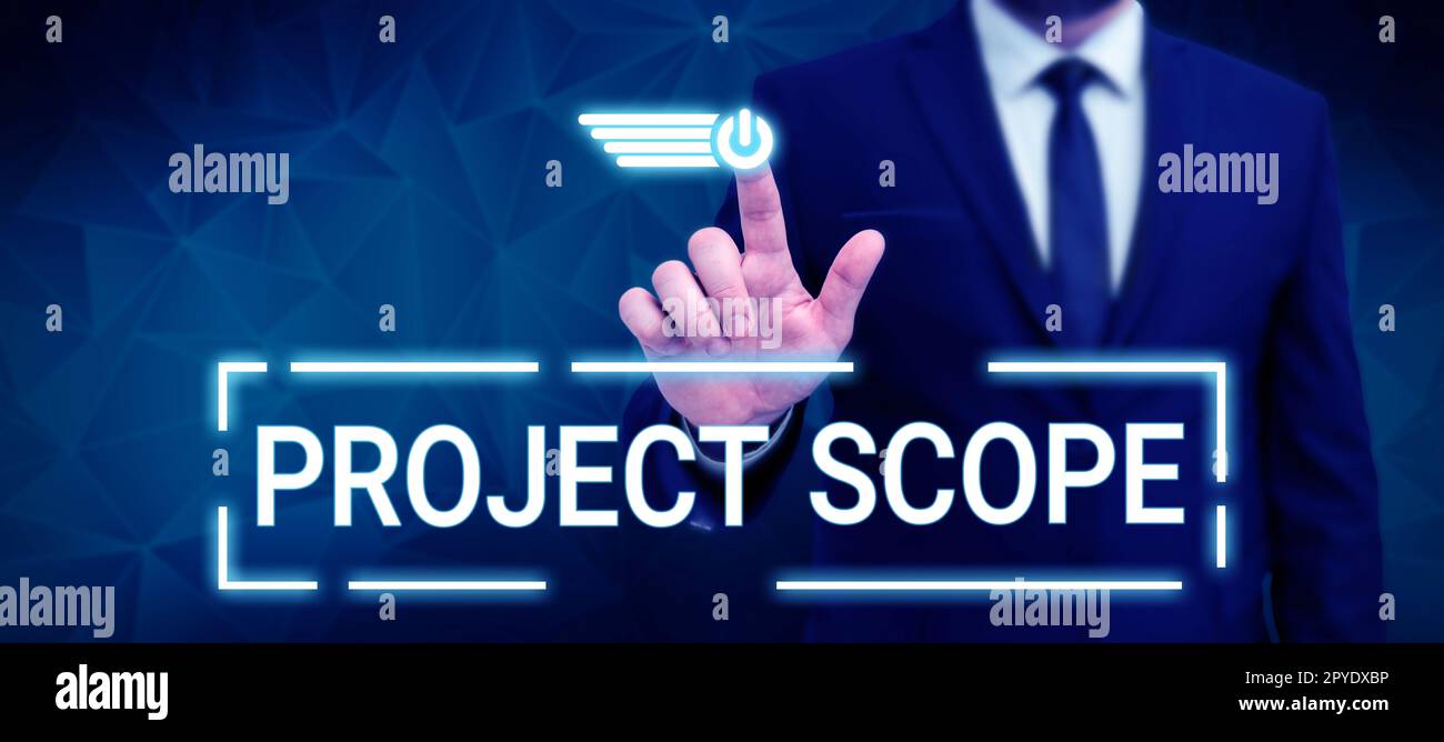 Handwriting Text Project Scope Word Written On Evaluation Of Work