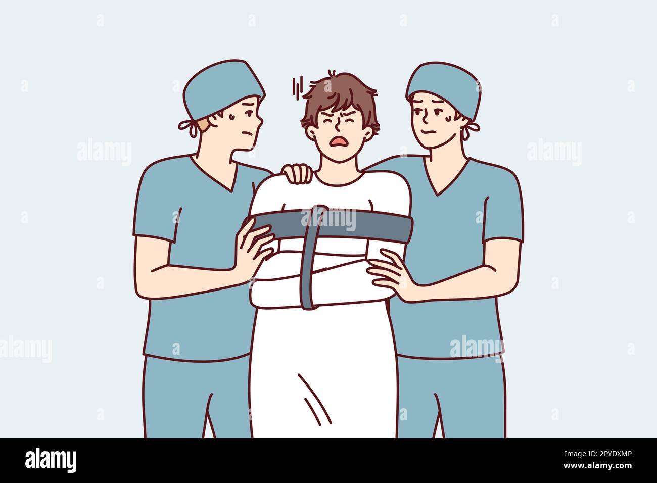 Straitjacket psychiatric hospital hi-res stock photography and images ...