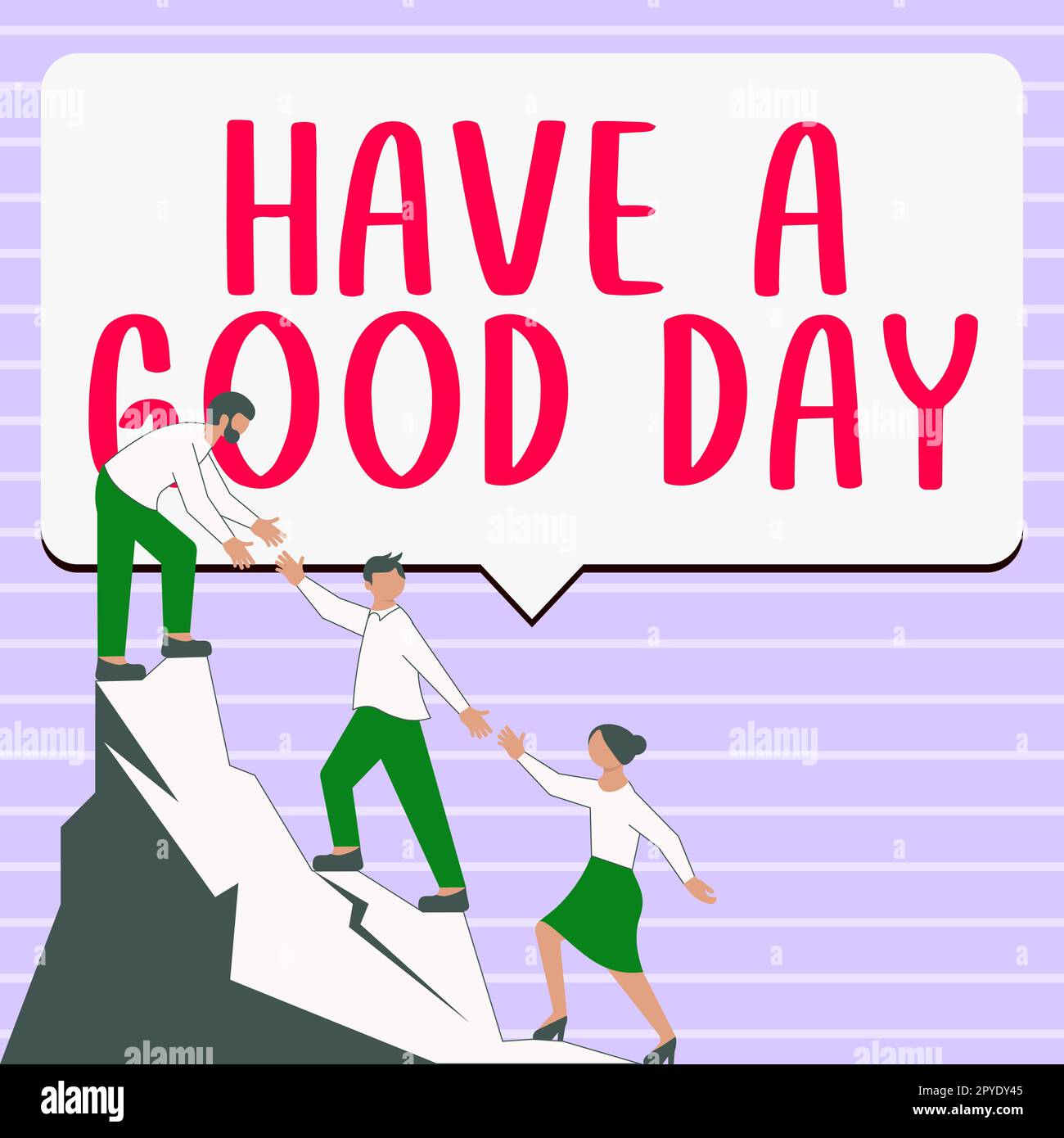 Conceptual caption Have A Good Day. Word Written on Nice gesture ...