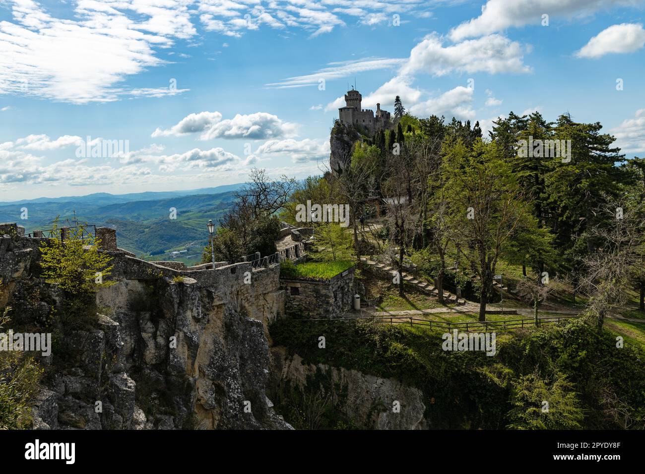 Old witch castle on mountain hi-res stock photography and images - Alamy
