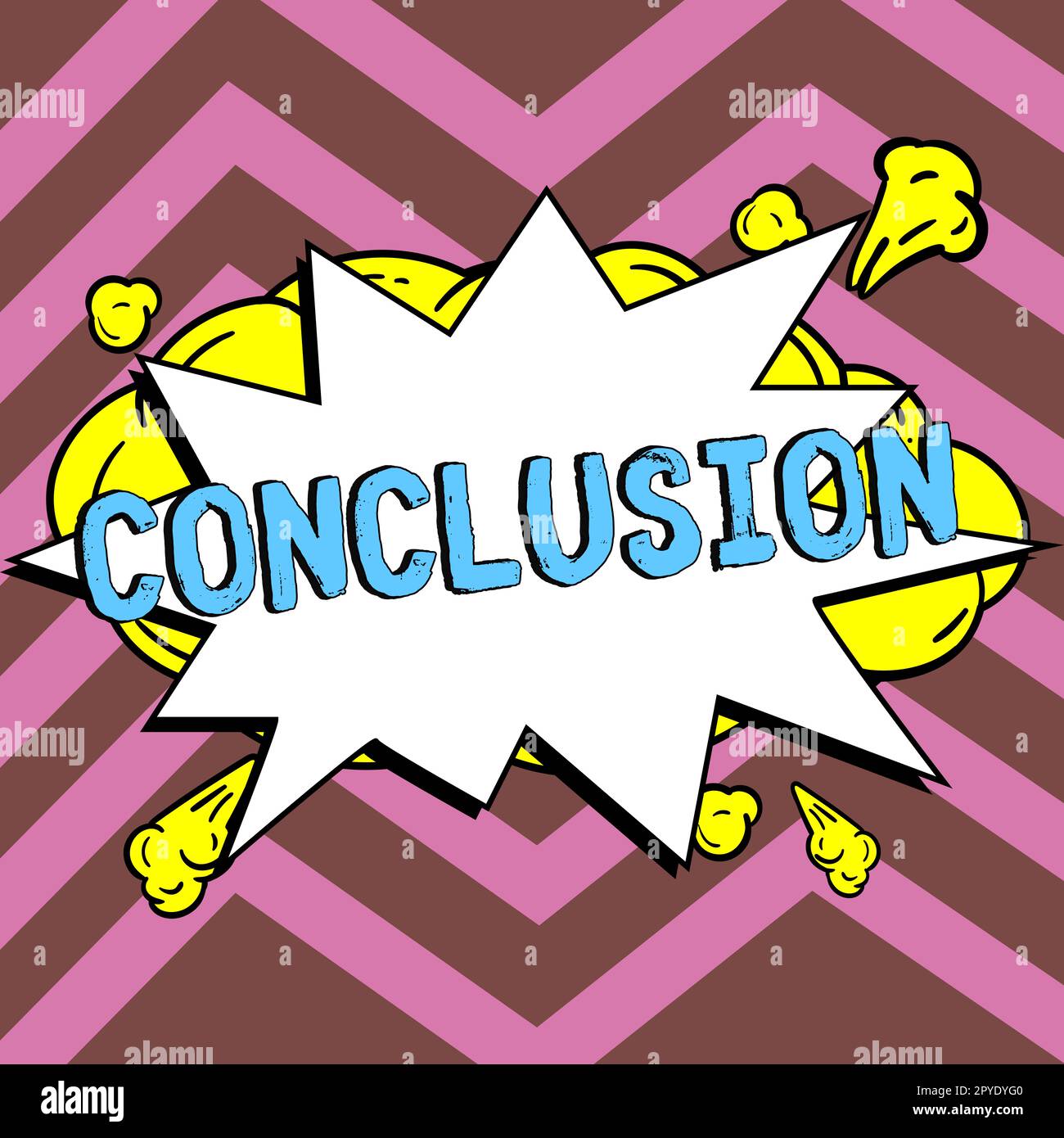 Inspiration showing sign Conclusion. Business idea Results analysis ...