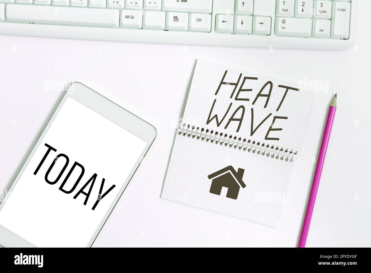 Inspiration showing sign Heat Wave. Conceptual photo a prolonged period ...