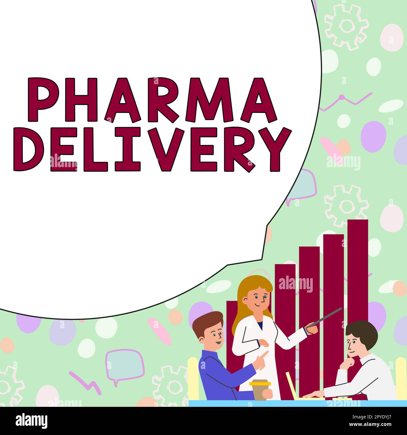 Handwriting text Pharma Delivery. Word for getting your prescriptions ...