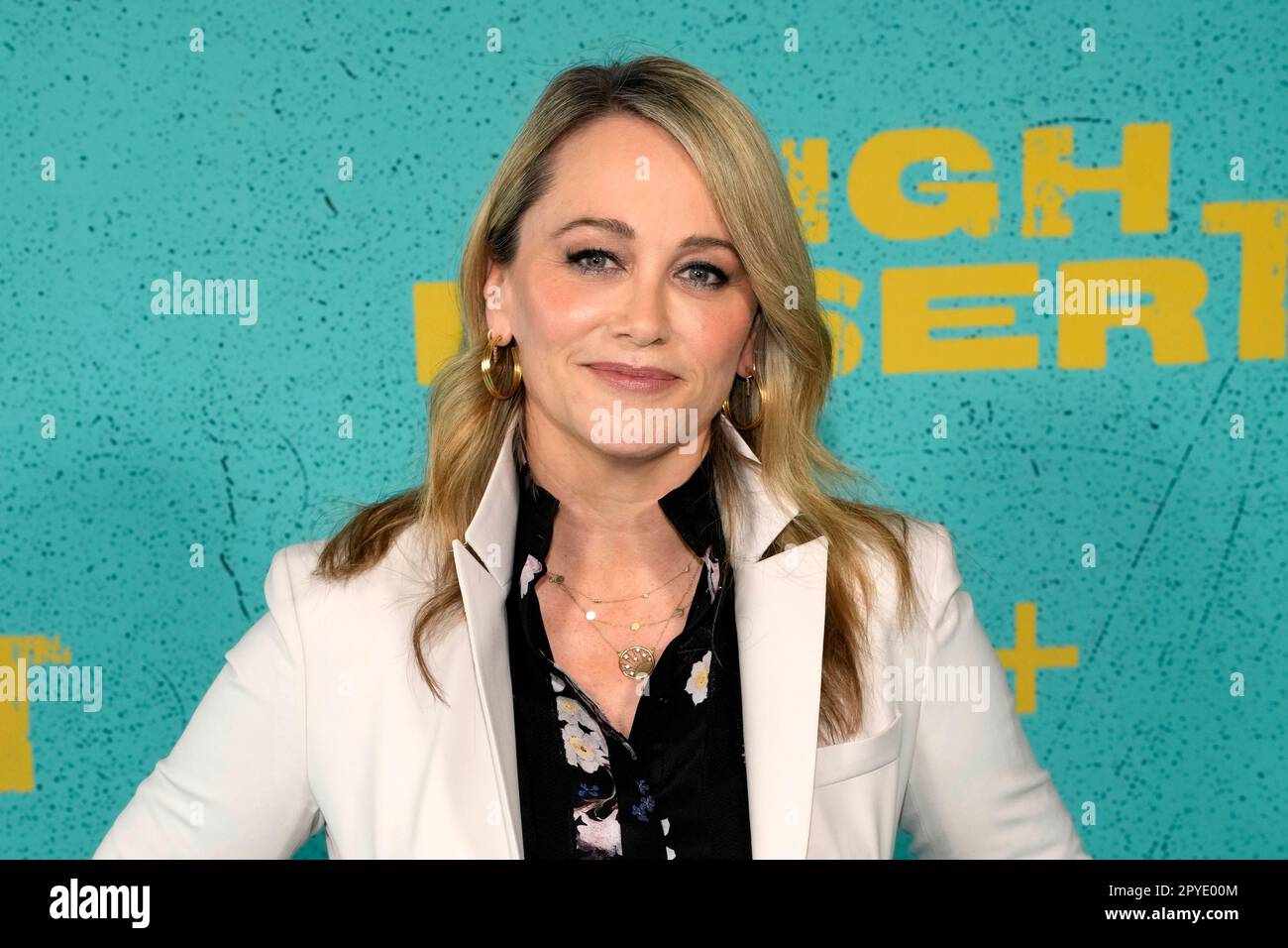 Christine Taylor from the Apple TV+ series "High Desert" poses during a ...
