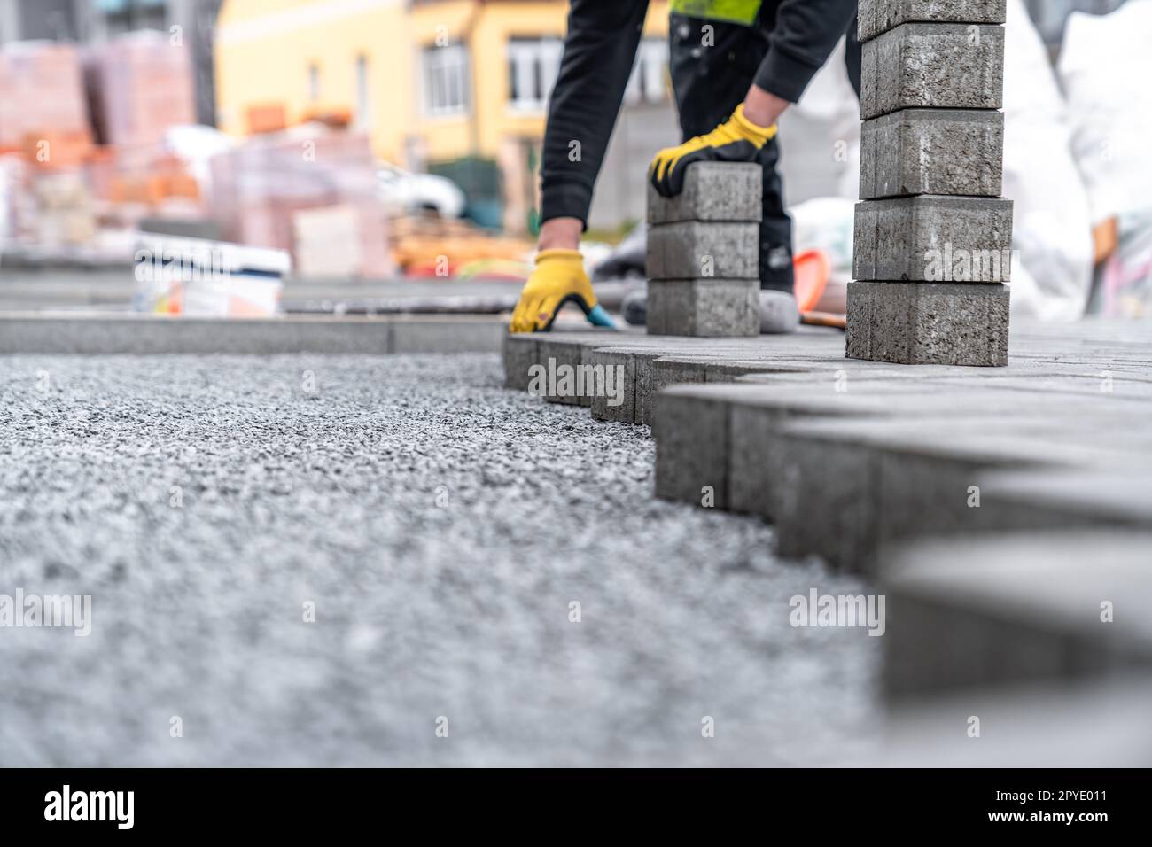Block paving hi-res stock photography and images - Alamy
