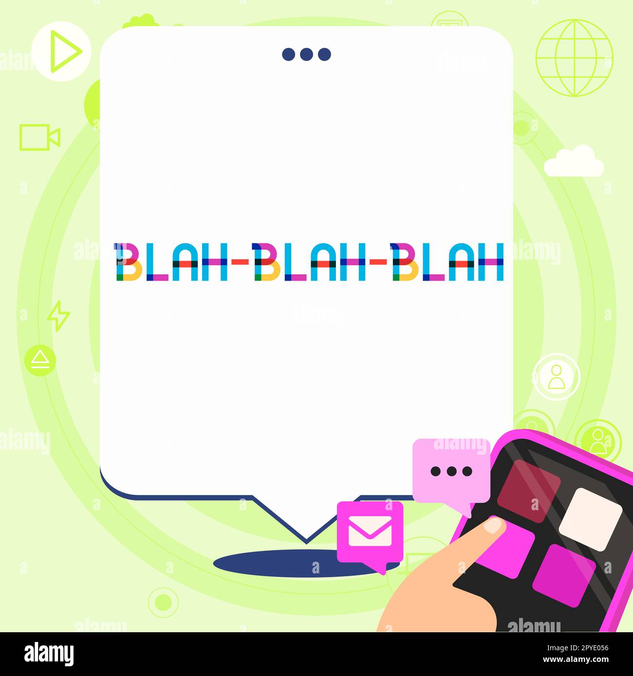 Blah blah blah hi-res stock photography and images - Alamy