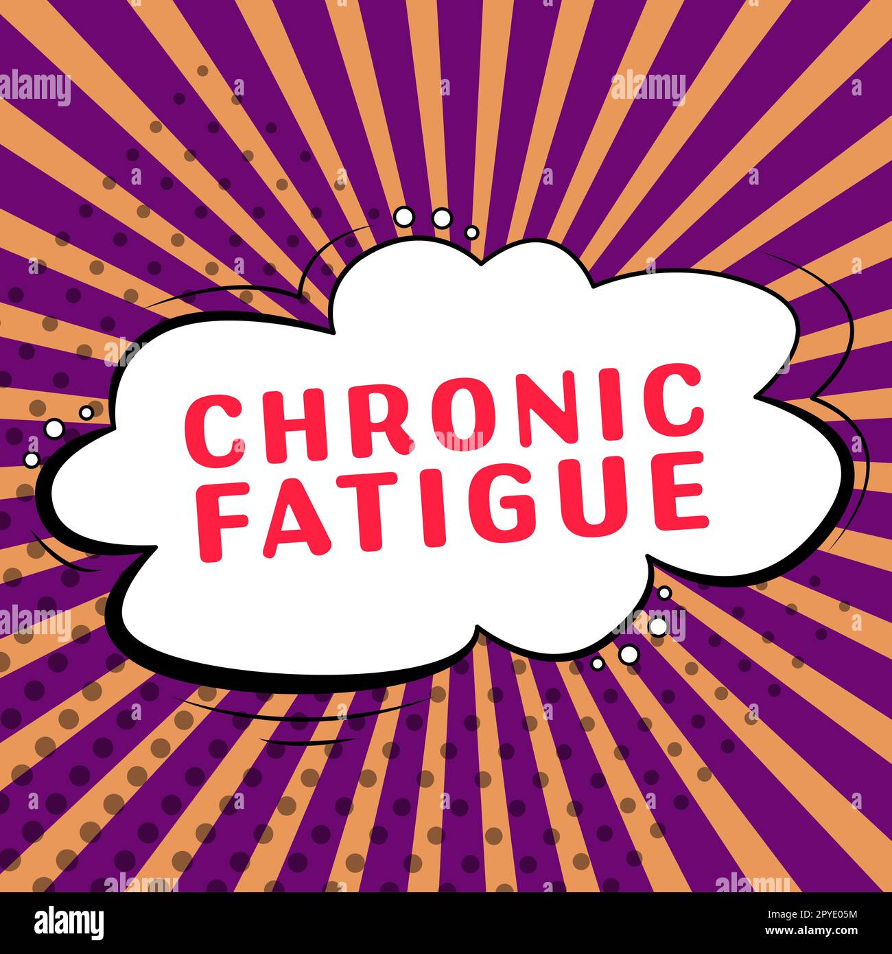 Writing displaying text Chronic Fatigue. Word Written on A disease or ...