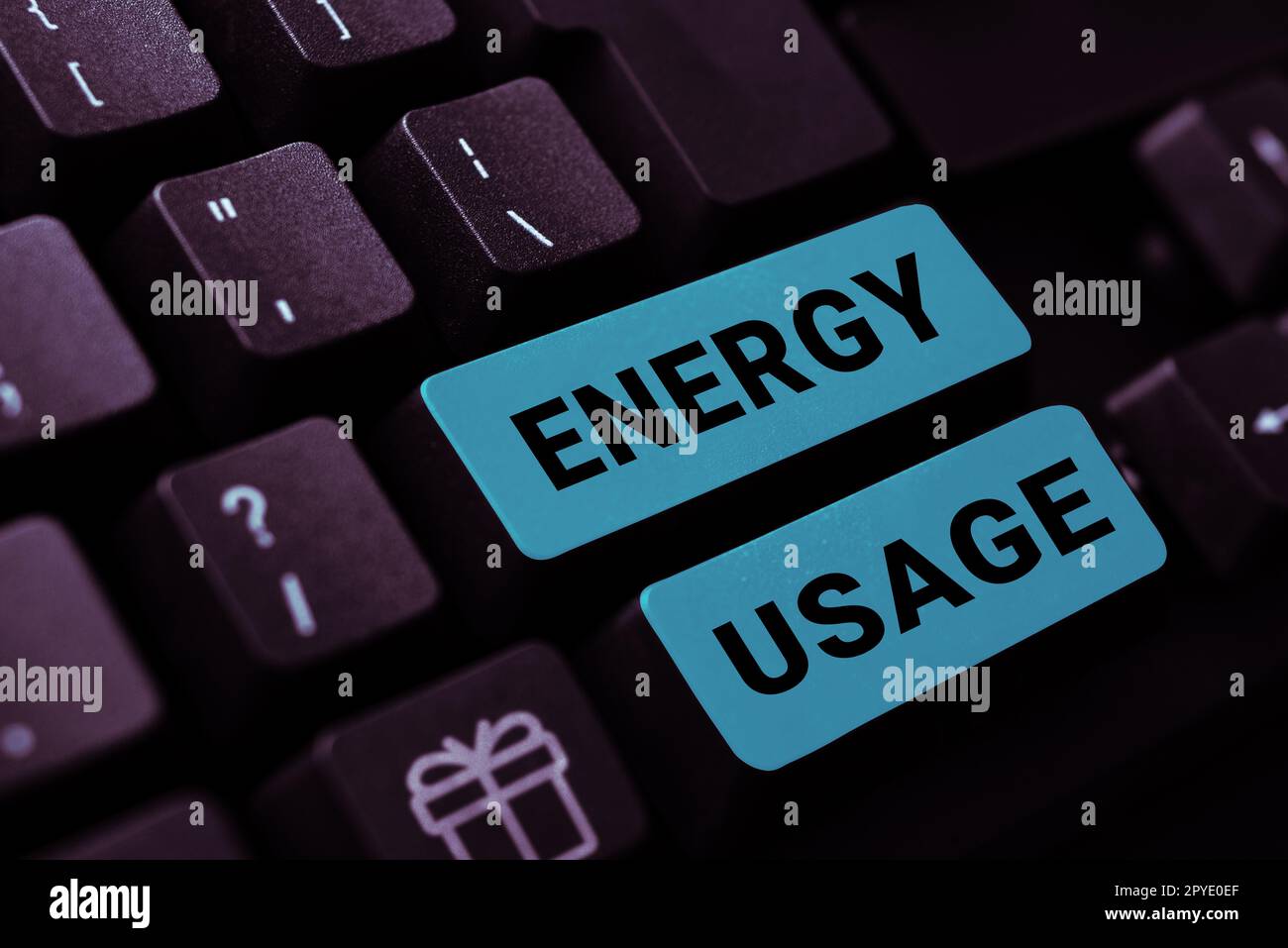 Sign displaying Energy Usage. Word for Amount of energy consumed or ...