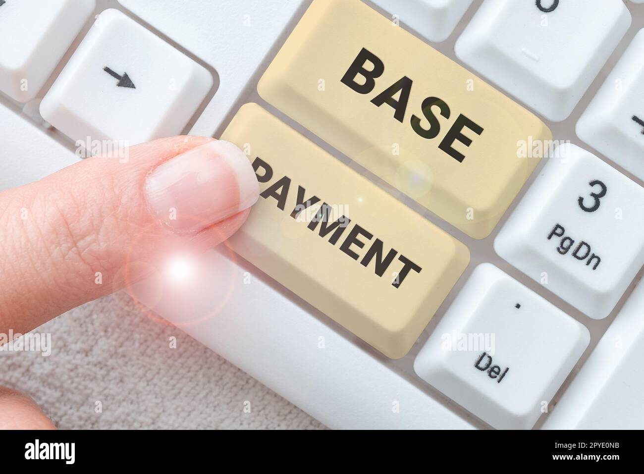 Conceptual display Base Payment. Concept meaning amount of pay for a ...