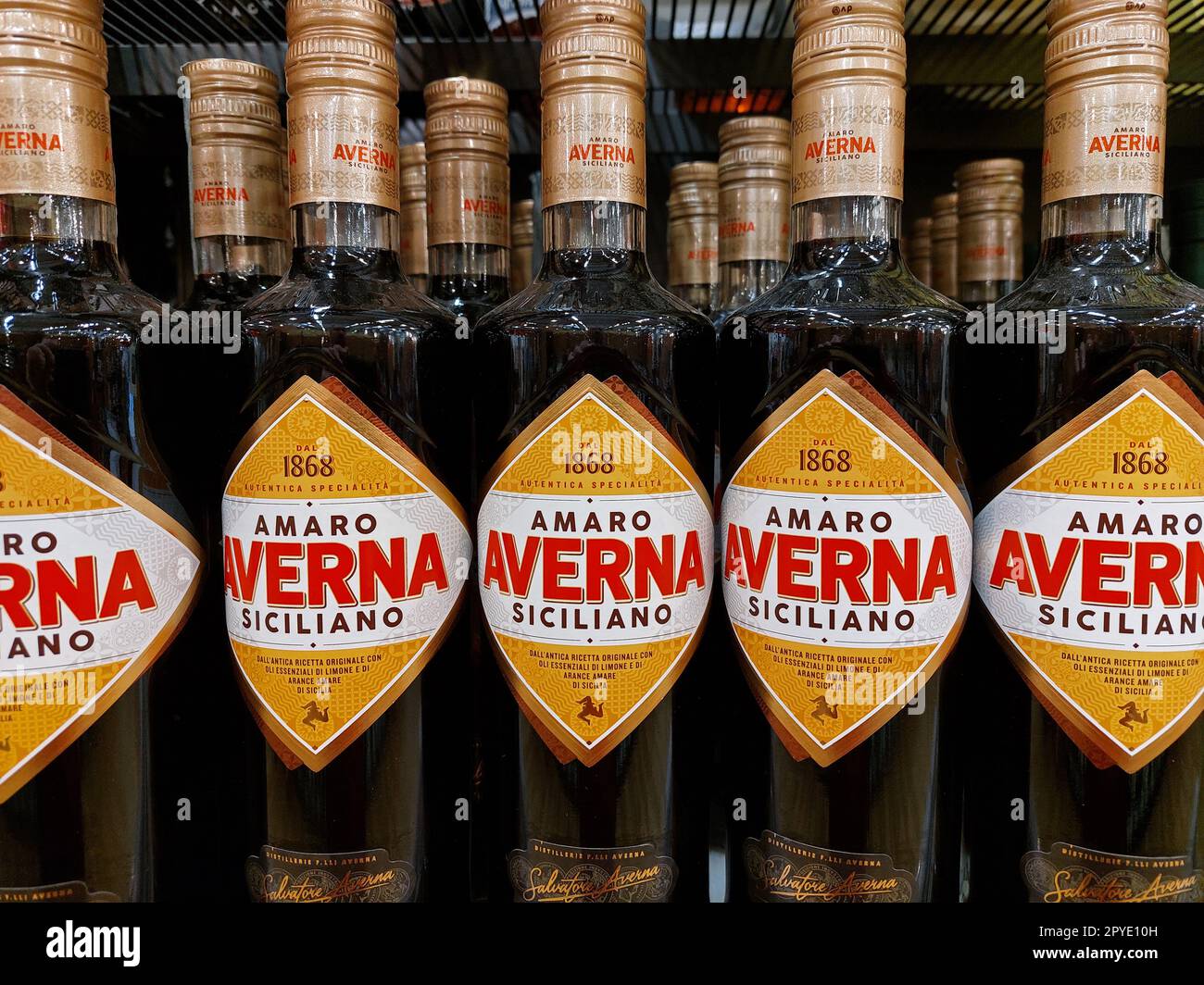 Averna bottle hi-res stock photography and images - Alamy