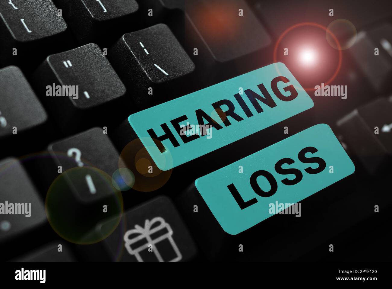 Inspiration showing sign Hearing Loss. Conceptual photo is partial or ...