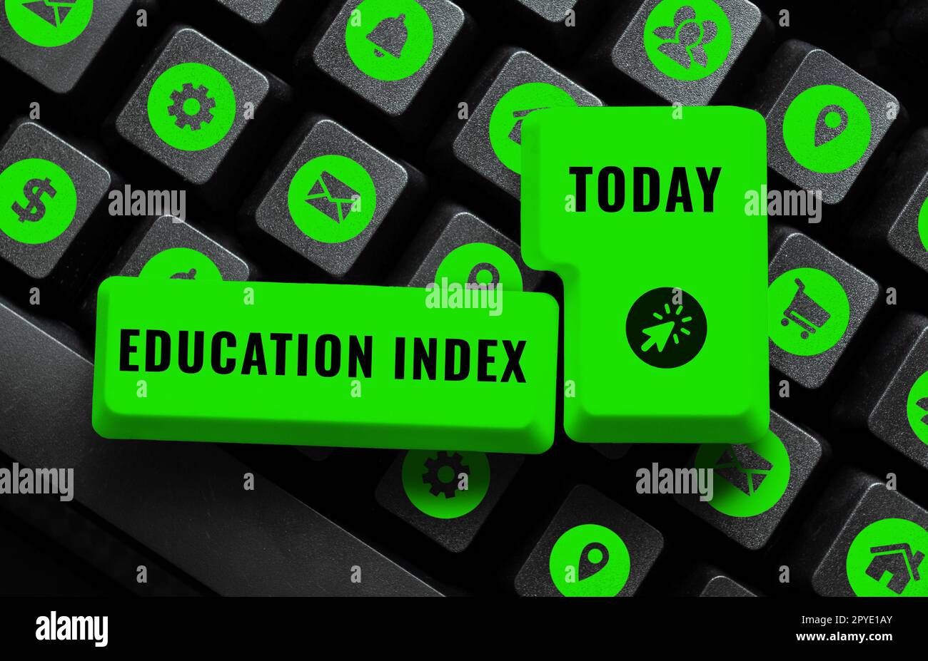 Inspiration showing sign Education Index. Internet Concept aiming to ...