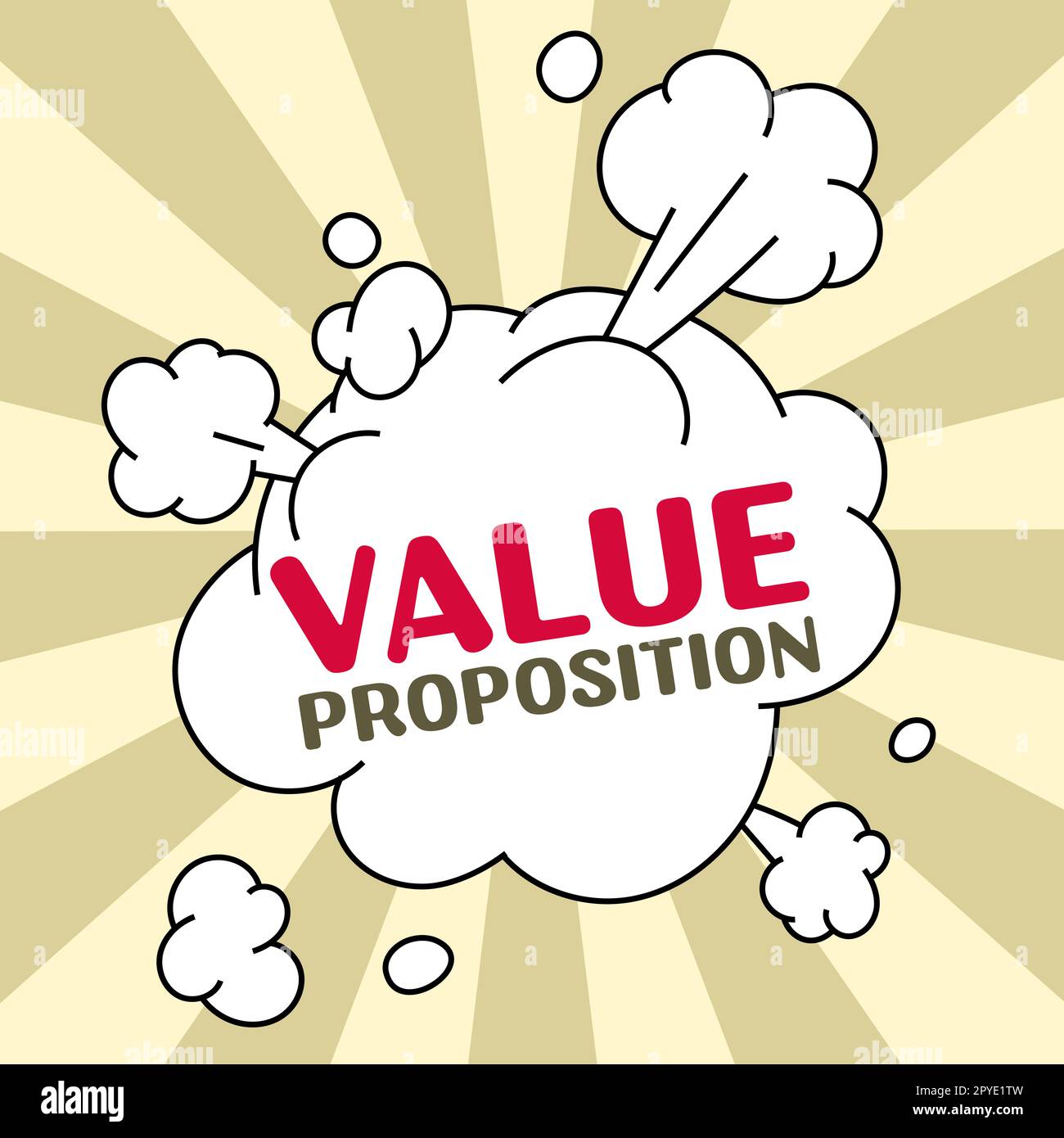 Hand writing sign Value Proposition. Business overview service make ...