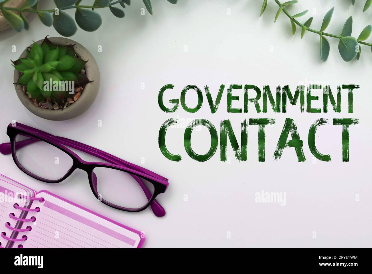 Sign displaying Government Contact. Word for debt security issued by a ...