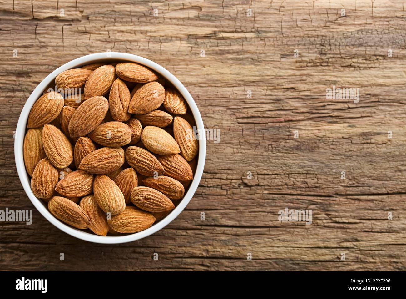 Raw Dried Almond Seeds Stock Photo - Alamy