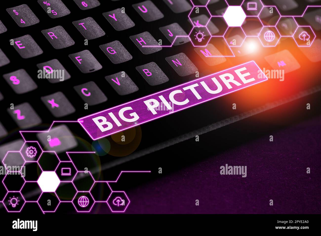 Writing displaying text Big Picture. Business idea most important facts ...