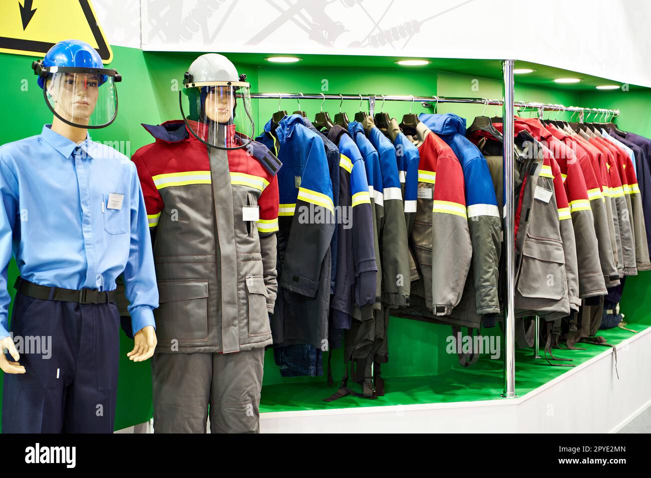 Jackets for workwear for builders and industry Stock Photo - Alamy