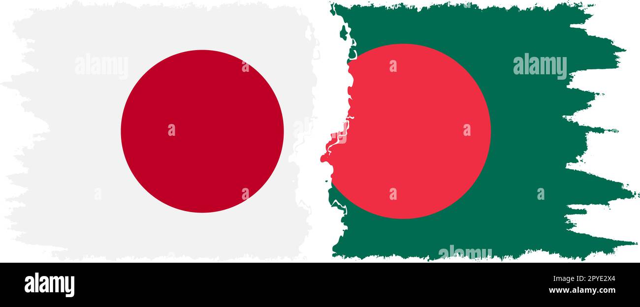 Japan bangladesh flag hi-res stock photography and images - Alamy