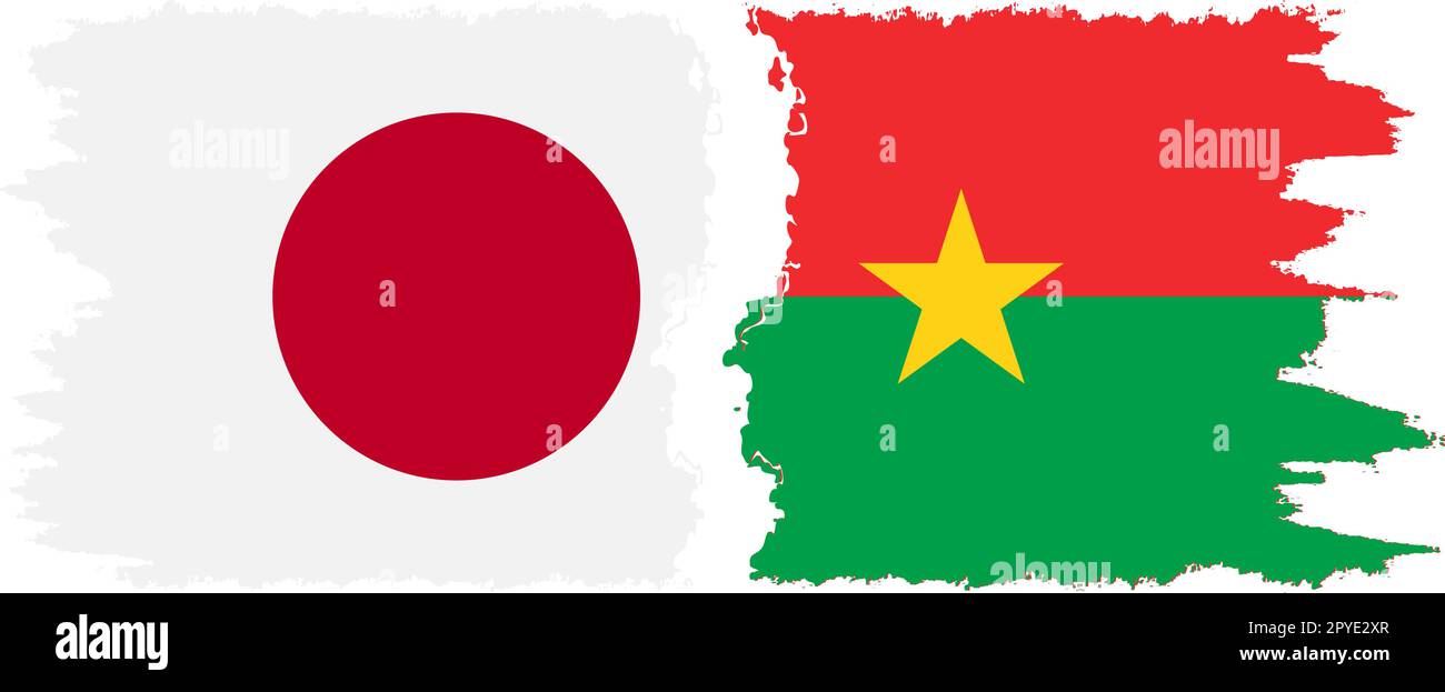 Japan burkina faso flag hi-res stock photography and images - Alamy