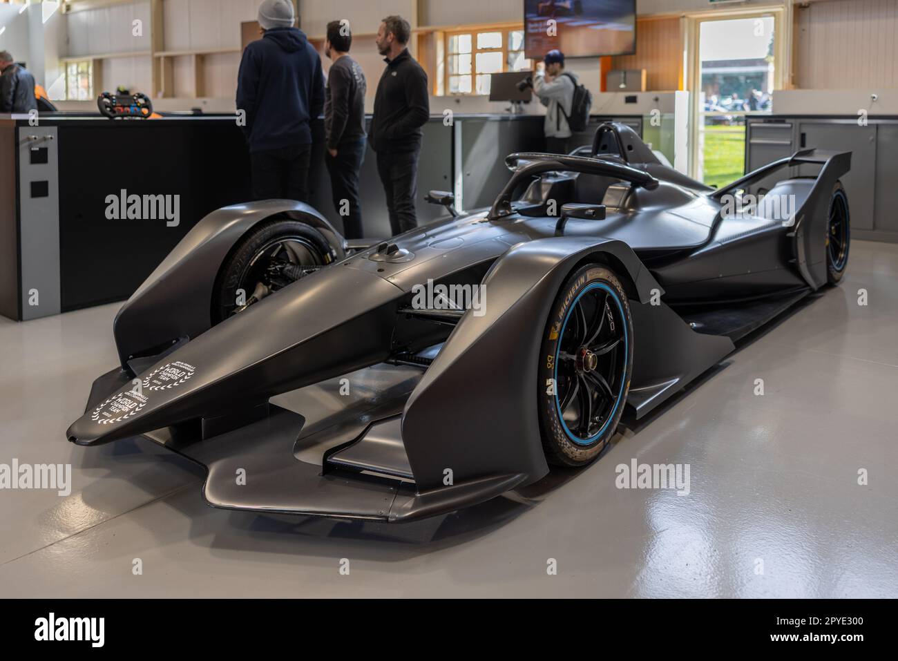 McLaren Formula E Racing Car, on display at the April Scramble held at ...