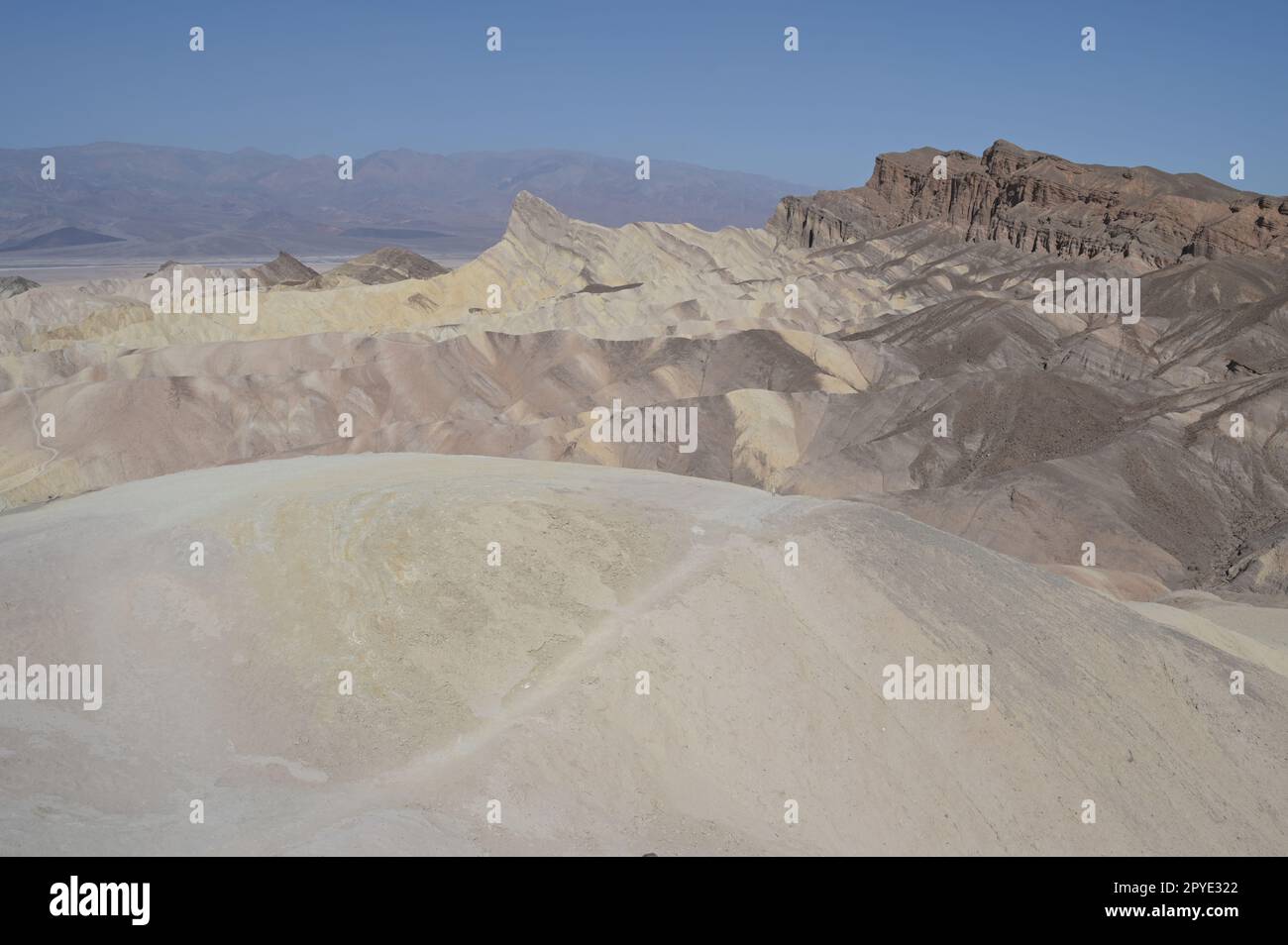 Zabriskie Point is a part of the Amargosa Range located east of Death ...